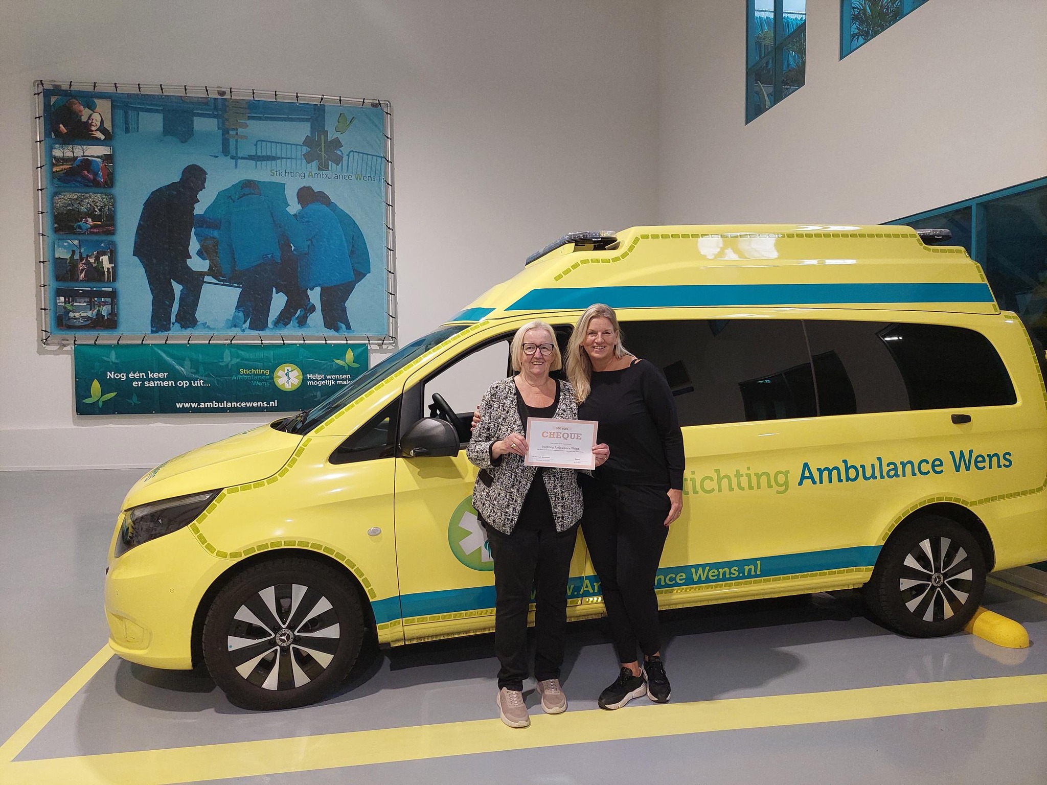 Een mooie donatie van familie Koevermans - Stichting Ambulance Wens