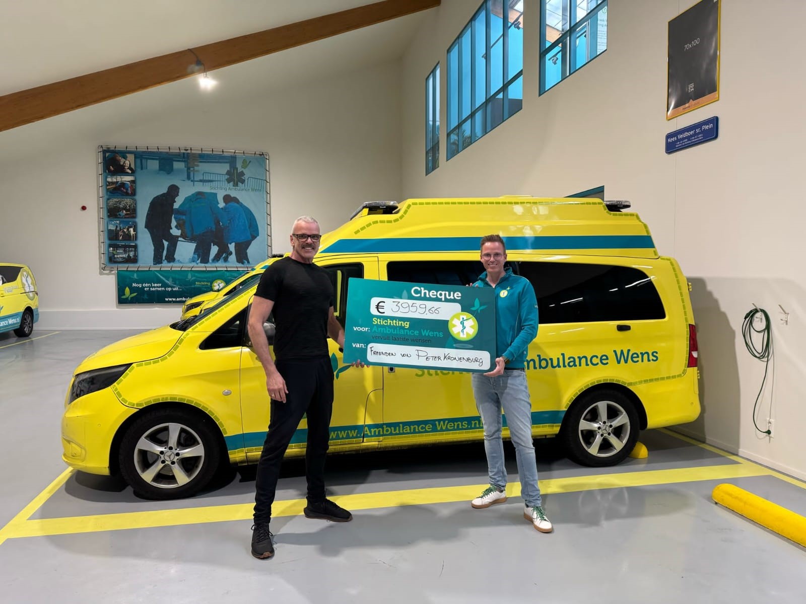 Lieve Hugo, namens het hele team: dank je wel - Stichting Ambulance Wens